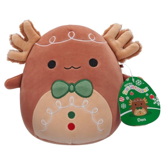 Squishmallows | Other | Nwt 8 Den The Gingerbread Axolotl Christmas ...